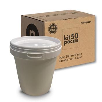 Pote Com Lacre Para Alimentos Branco - 50 Peças - Nastripack ...