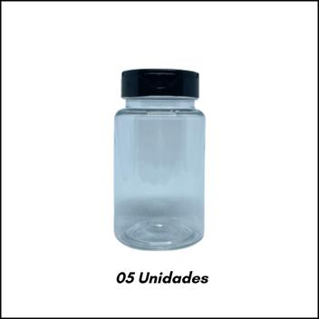 Pote De Comprimidos Pílulas Plástico Alta Qualidade 170g 5un - Embanet ...