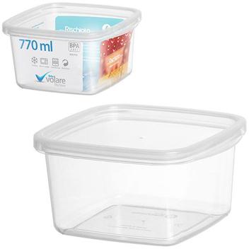 Pote de plastico quadrado com tampa 770ml - RISCHIOTO - Pote - Magazine ...
