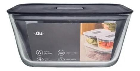 Pote de vidro hermetico fresh lock 2400ml preto fechado blk - OU - Pote ...