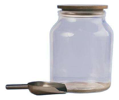 Pote De Vidro Hermético Retrô 3L Com Tampa De Madeira - Members Mark ...