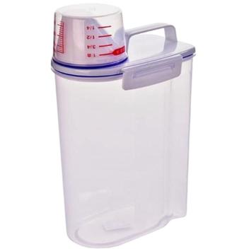 Pote Hermético 2KG com Copo Medidor N244339-5 - Quanhe - Pote ...