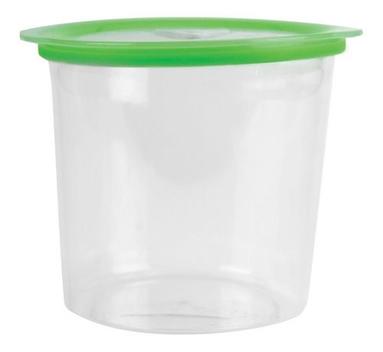 Pote Hermético Plástico Para Mantimentos Vácuo 1 L Linha Vacuum Moda Do ...