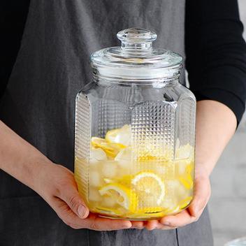 Pote Hermético Vidro 2 Litros Robusto Design Moderno - Red Cherry ...