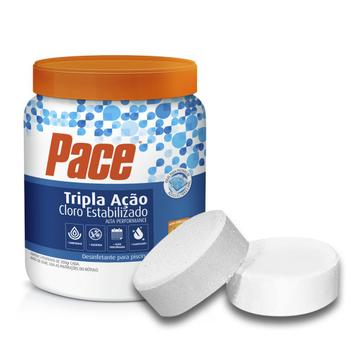 Pote Pastilhas 200g Cloro Tripla Ação Pace Flutuador Piscina ...