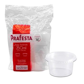 Pote Red. 250 Ml Com Tampa 24 Unds Freezer E Micro-Ondas - PRAFESTA ...