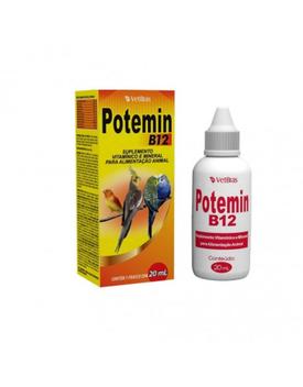 Potemin B12 20ml - VetBras - Vitaminas e Suplementos para Pet ...