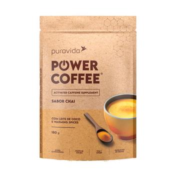 POWER COFFEE - SABOR CHAI 180g - PURAVIDA - Café Verde / Green Coffee ...