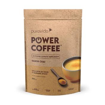 Power Coffee Sabor Chai - Puravida 180g - Café Verde / Green Coffee ...