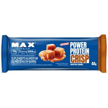 Power Protein Crisp - Max Titanium 44g - Barra de Proteína - Magazine Luiza