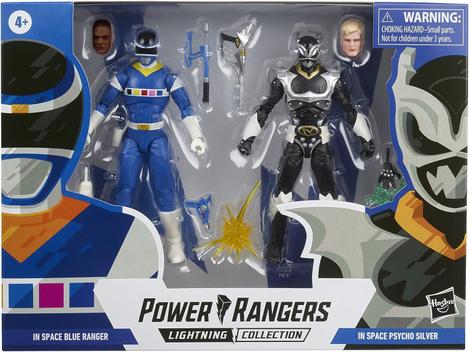 Power Rangers Lightning Collection - Ranger Azul x Psycho Ranger Cinza ...