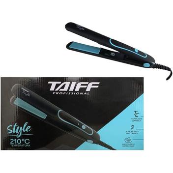 Prancha Taiff Style 210ºC Preta com Azul Bivolt - Chapinha / Prancha ...