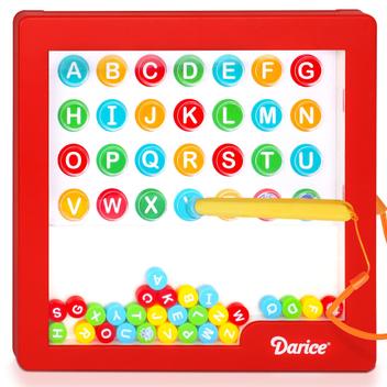 Prancheta magnética Darice com conjunto de letras para crianças - Lousa ...