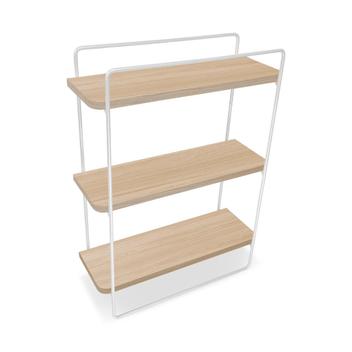 Prateleira Corsari Design Industrial Estante Branco e Jade - Genus ...