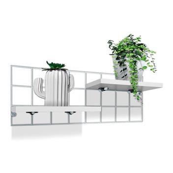 Prateleira De Parede Brilon MDP Floreira 30cm X 15cm Branca - Genus ...