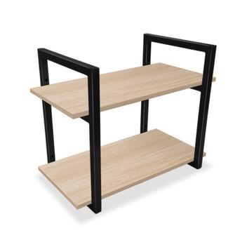 Prateleira Milazzo Nicho Design Industrial Preto e Jade - Genus Móveis ...