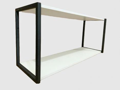 Prateleira Multi-Uso Dupla Branca 0,90 - Abeflex - Prateleira ...