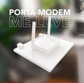 Prateleira Porta Modem Prat-k 24x20x1.2cm Branca - Prateleira ...