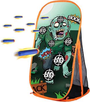 Prática de tiro Target RONSTONE Zombie para crianças com armas Nerf ...