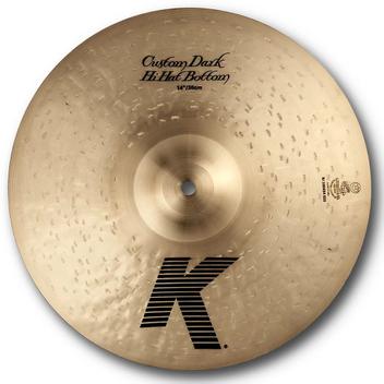 Prato Chimbal Zildjian K Custom Dark 14" Hi-Hat K0943 - Pratos de ...