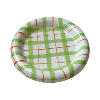 Prato De Sobremesa De Cerâmica Coreana, Fofo, Exclusivo, Jantar, Café ...