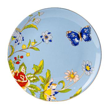 Prato De Sobremesa - Jardim Encantado Azul - Thompson - Prato de ...