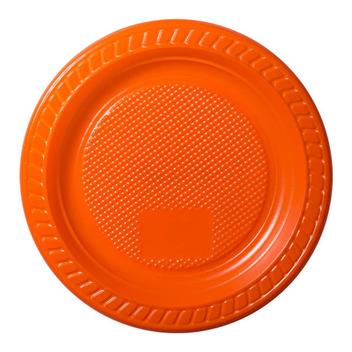 Prato Descartável Laranja para Festa 15cm - 10 Unidades - Copobras ...