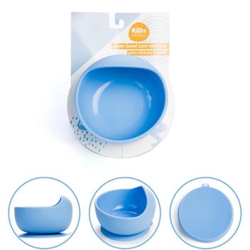 Prato Fundo Bowl Com Ventosa Em Silicone Para Bebê Infantil - Mimo ...