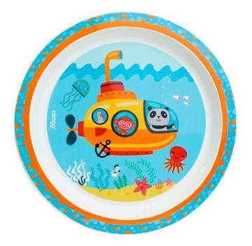 Prato Raso Infantil Clingo Submarino Microondas Freezer - Peças para ...