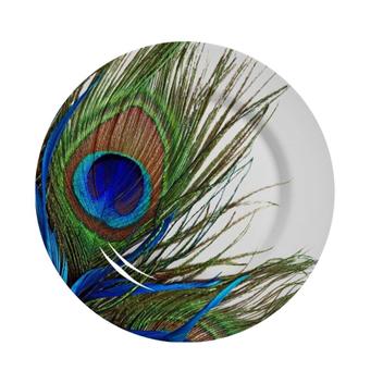 Prato Raso Pavão Real Plus de Cerâmica Alleanza 30cm 2ªLinha - Prato ...