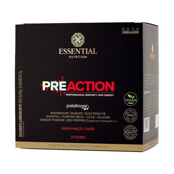 Pre action sabor maçã e limão com 20 sachês essential nutrition - Pré ...