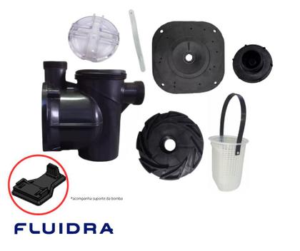 Pré Filtro Pró Veico Rotor 1,25 CV Tampa Completa+Cesto+Intermediarias ...