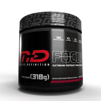 Pre Workout Focus (318g) - Sabor: Frutas Vermelhas - Muscle Definition ...