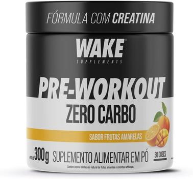 Pré Workout Wake ZERO CARBO COM CREATINA Pré Treino Sabor Frutas ...