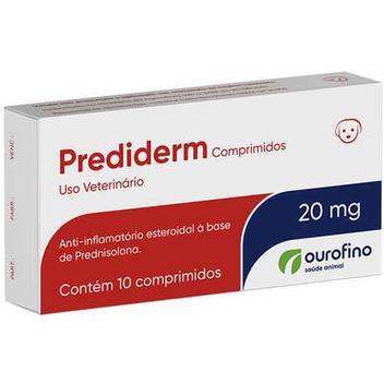 Prediderm 20mg caixa 10 comprimidos - Ourofino - Anti-Inflamátório ...