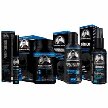 Preenchedor Multivitamínico Shampoo Tônico Barba Robusta - Tônico ...