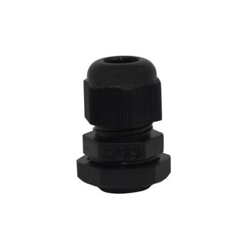 Prensa Cabo Preta PG9 Metaltex - Conector Prensa Cabo - Magazine Luiza