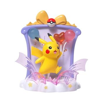 Presente De Aniversário Infantil Figura Pokémon Festa Feliz Moldura De ...