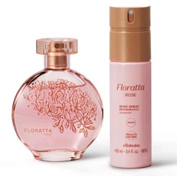 Presente Floratta Rose, O Boticário,Combo com: Desodorante Colônia 75ml ...