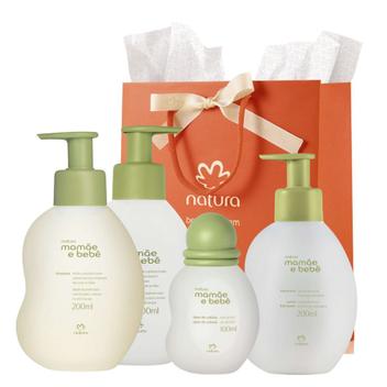 Presente HIDRATANTE Colônia Shampoo Condicionador Natura Mamãe e Bebê ...