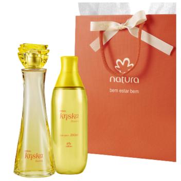 Presente Natura Kriska Flores Colônia 100ml Com Body Splash 200ml ...
