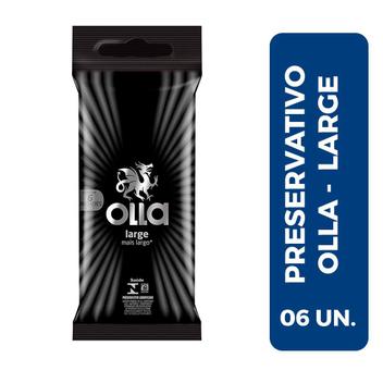 Preservativo Camisinha Olla Large C/ 6un Mais largo - Preservativo ...