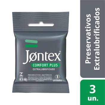 Preservativo Jontex Confort Plus 3 Unidades - Preservativo - Magazine Luiza