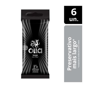 Preservativo Olla Large 6 Unidades - Cuidados Íntimos - Magazine Luiza