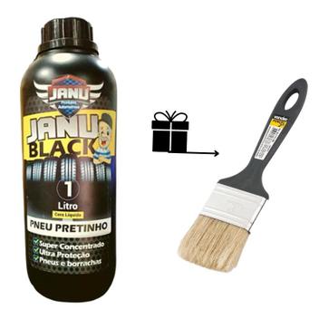 Pretinho Resistente a Água Para Pneu Pisos Vinil 1 Litro Janu e 1 ...