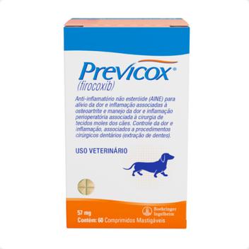 Previcox 57mg Anti-Inflamatório Boehringer Ingelheim - 60 comprimidos ...