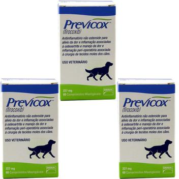 Previcox Dog 227mg 60 comprimidos KIT 3 unid Boehringer - Boehringer ...