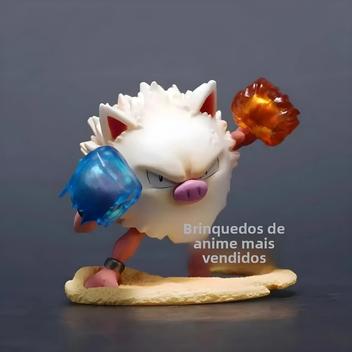 Primeape Anime Pokémon Action Figure 7cm Estátua De PVC Modelo ...