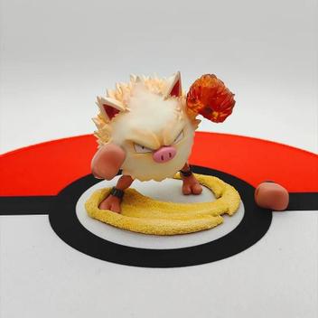 Primeape Gk Action Figure Pokemon Anime Estatueta Fofa Modelo Estátua ...