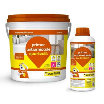 Primer RU Antiumidade Quartzolit - Bi Componente 3,8 kg - Maquiagem ...
